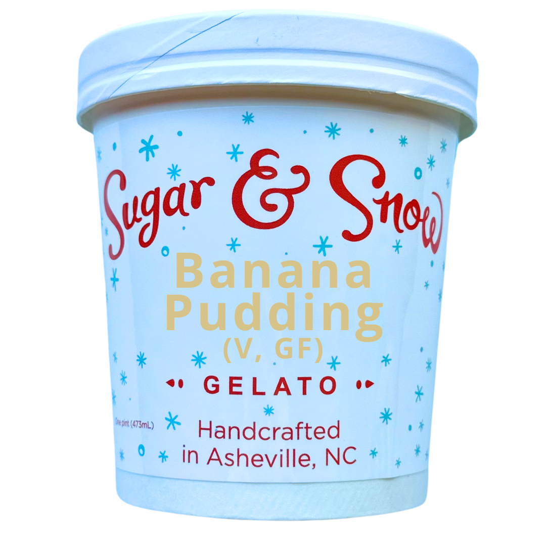 Banana Pudding (V, GF) – Sugar and Snow Gelato